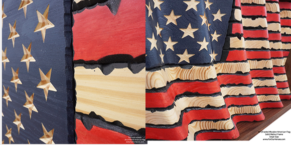3D & 2D Wooden Flags, Custom Service Plaques, 3D Gifts Made in America ...